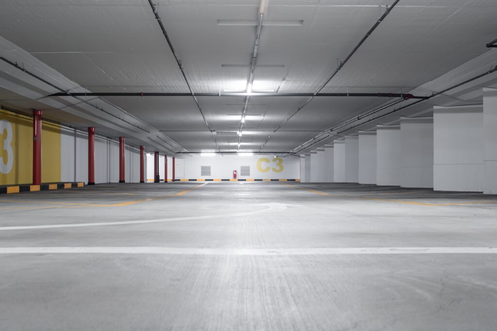 Best Colors and Designs for Parking Lot Striping