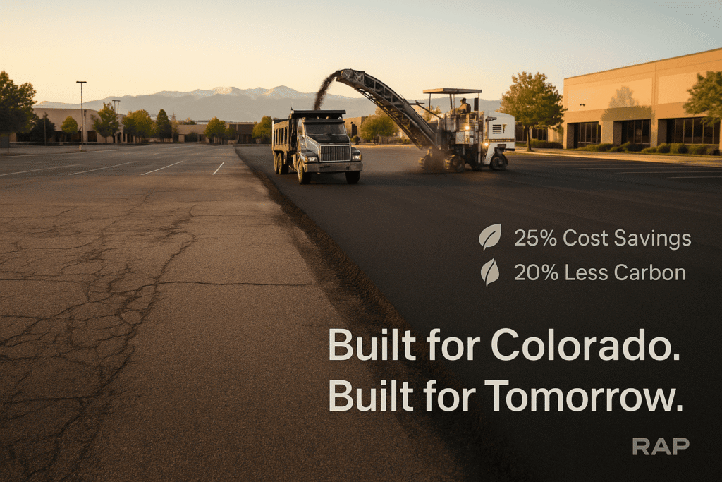 How Recycled Asphalt Benefits Your Next Colorado Repair