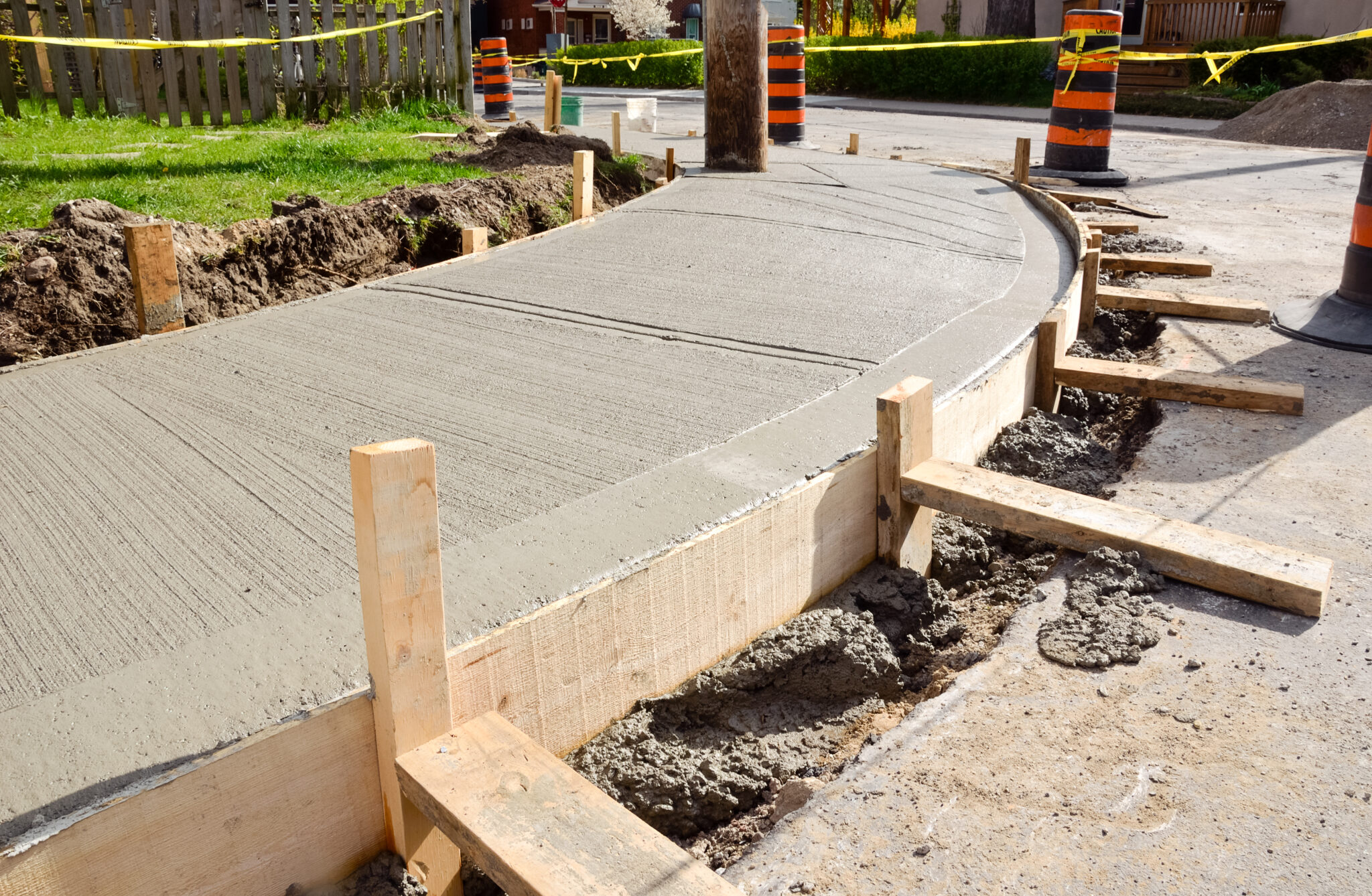 Stamped and Decorative Concrete Ideas for Modern Sidewalks